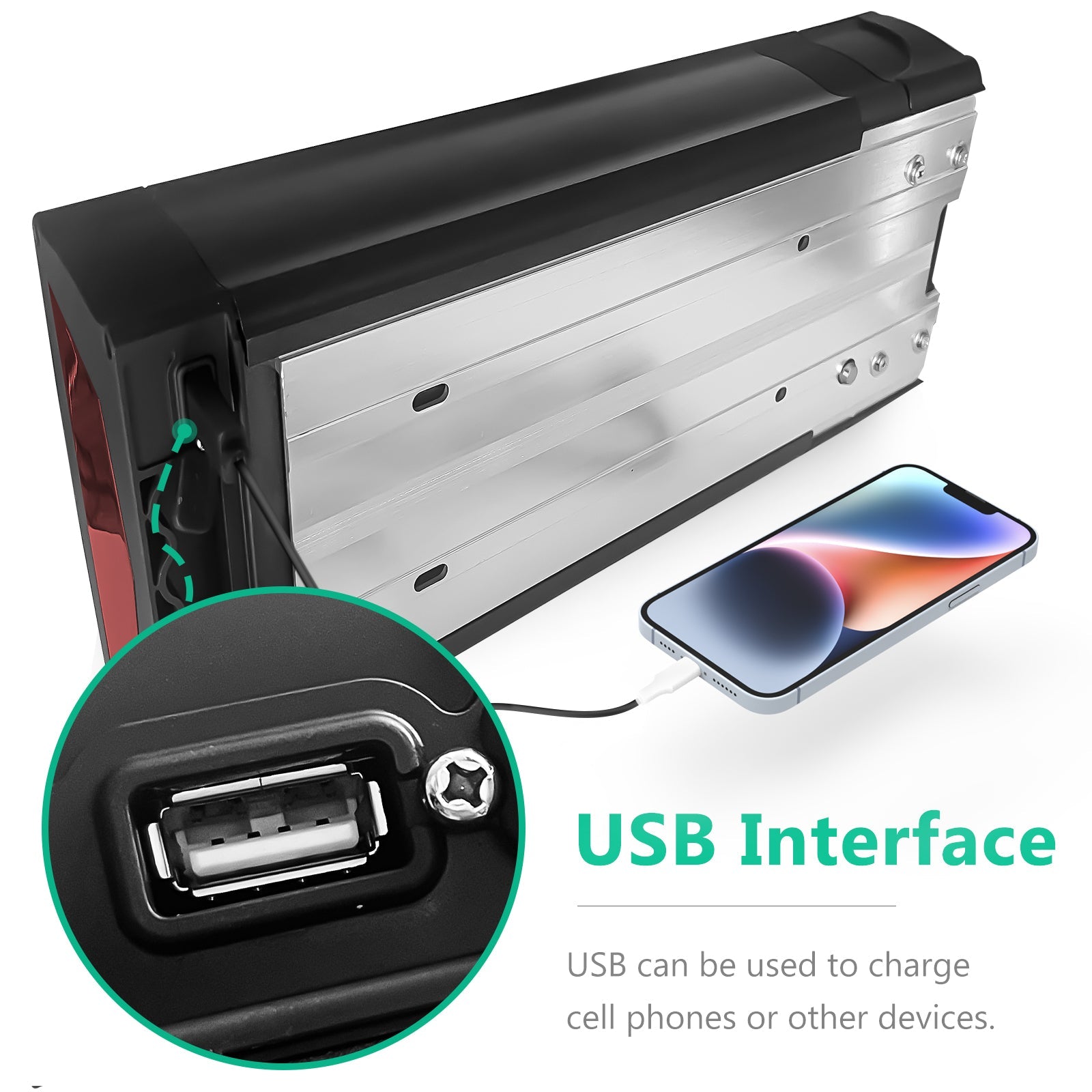 Ebike Battery 48V 20AH Lithium Pack with Rear Rack Design – Fengli ...